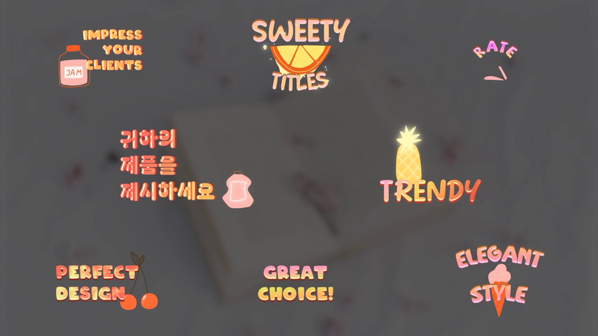 Sweety Titles DaVinci Resolve Template SBV-349255836 - Storyblocks