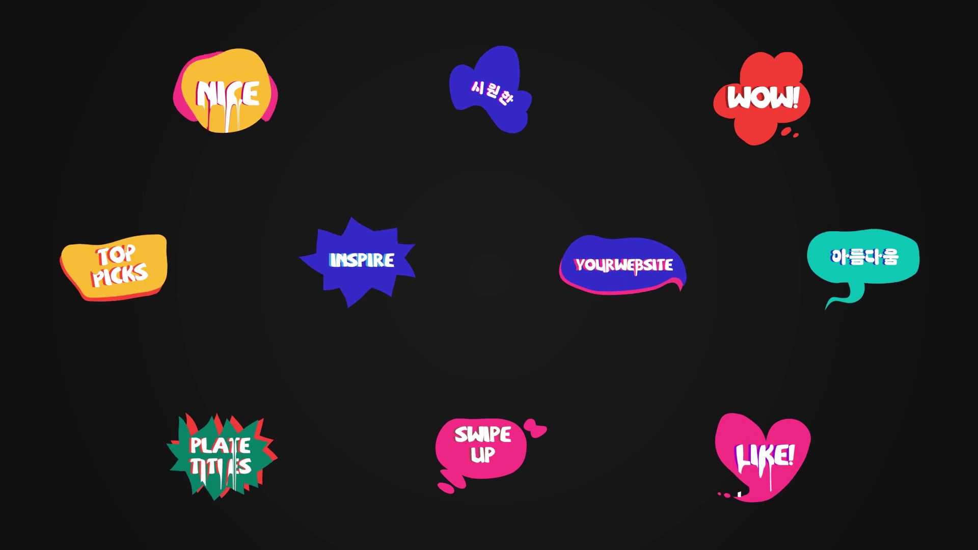 AE Template: Titles Plate | Effects SBV-349037768 - Storyblocks