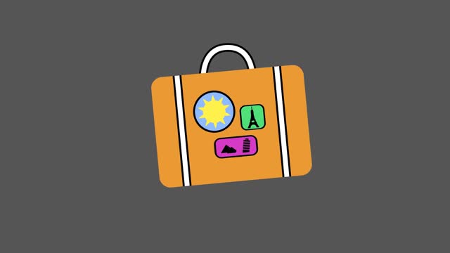 Animated Suitcase Stock Footage: Royalty-Free Video Clips - Storyblocks