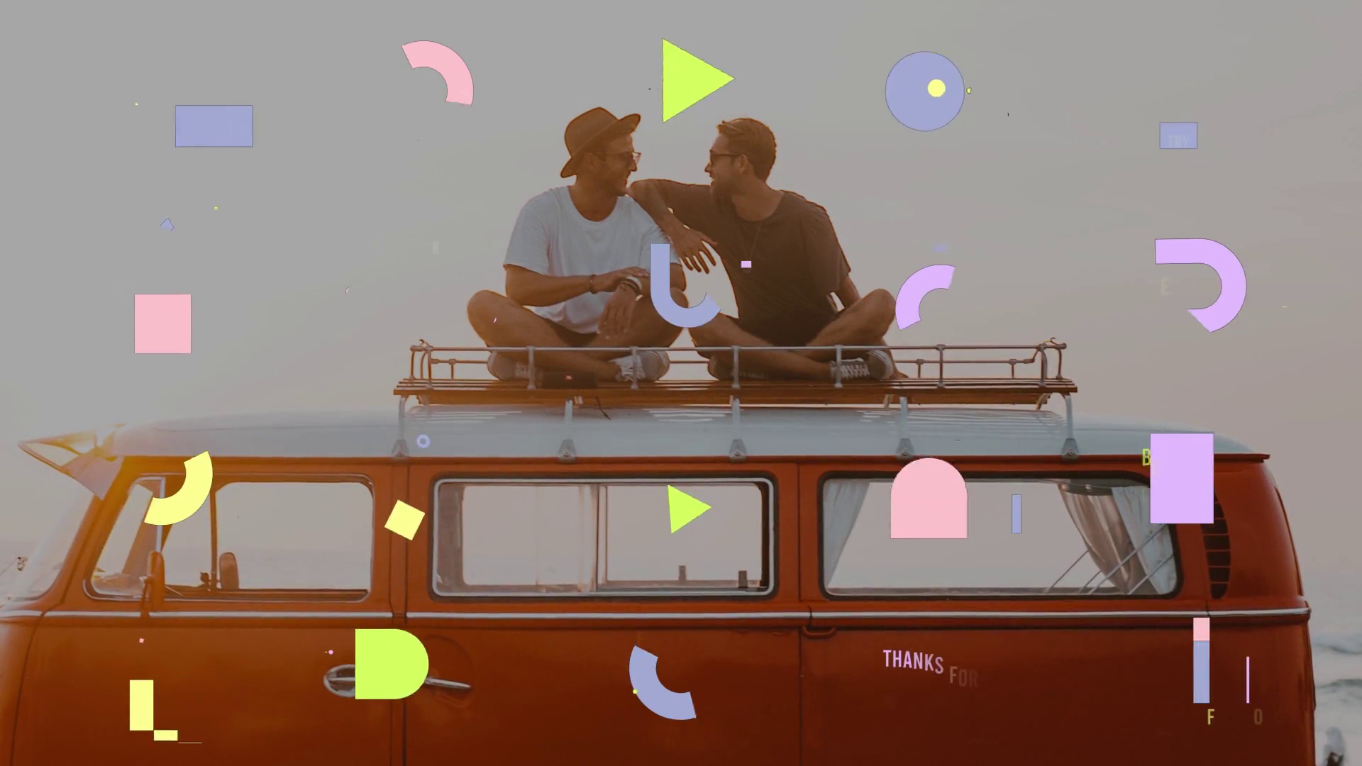 Unique Geometry Colorful Titles Effects Template SBV-347519831 ...