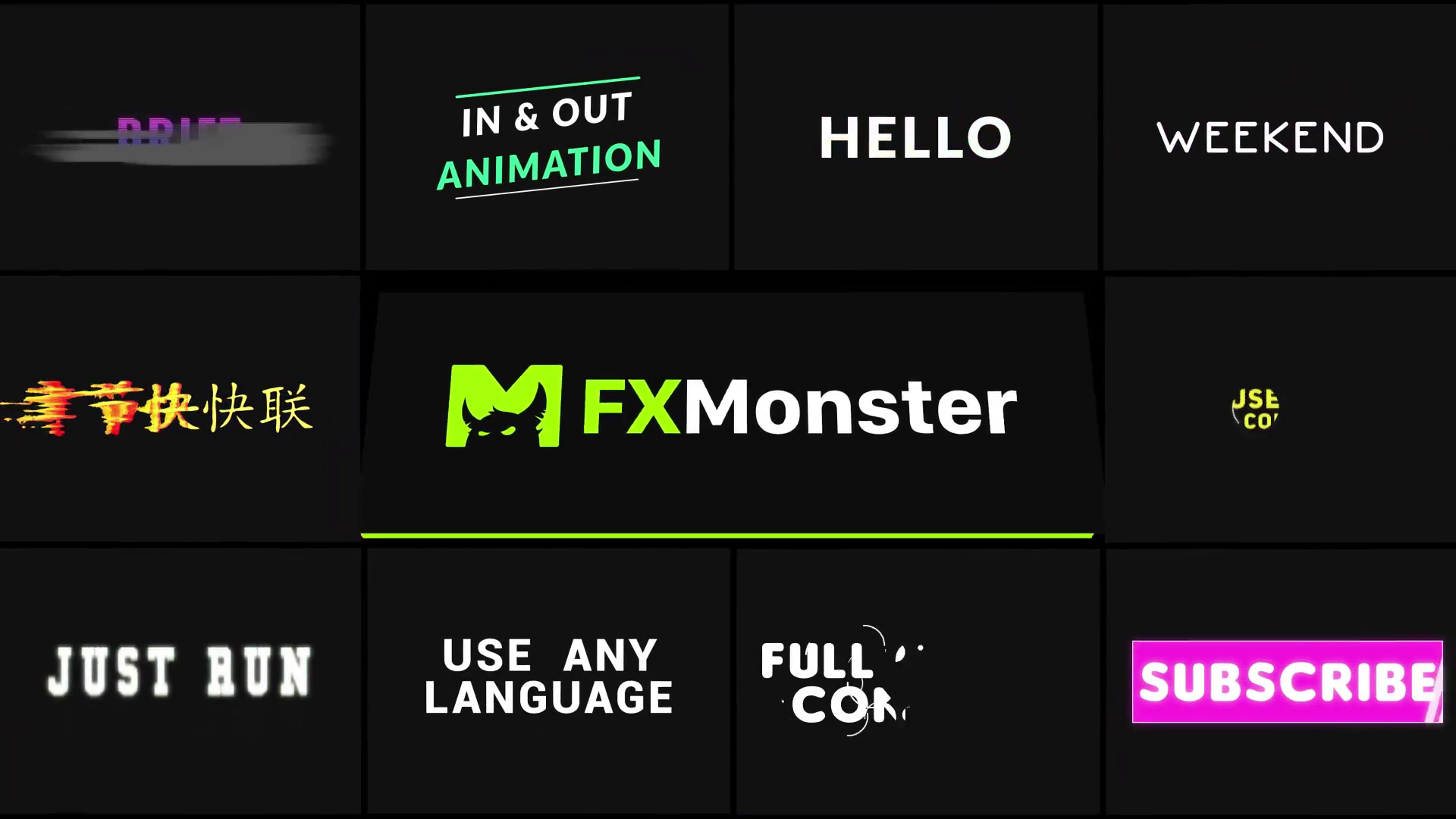 Unique Titles | Effects Template SBV-338371730 - Storyblocks