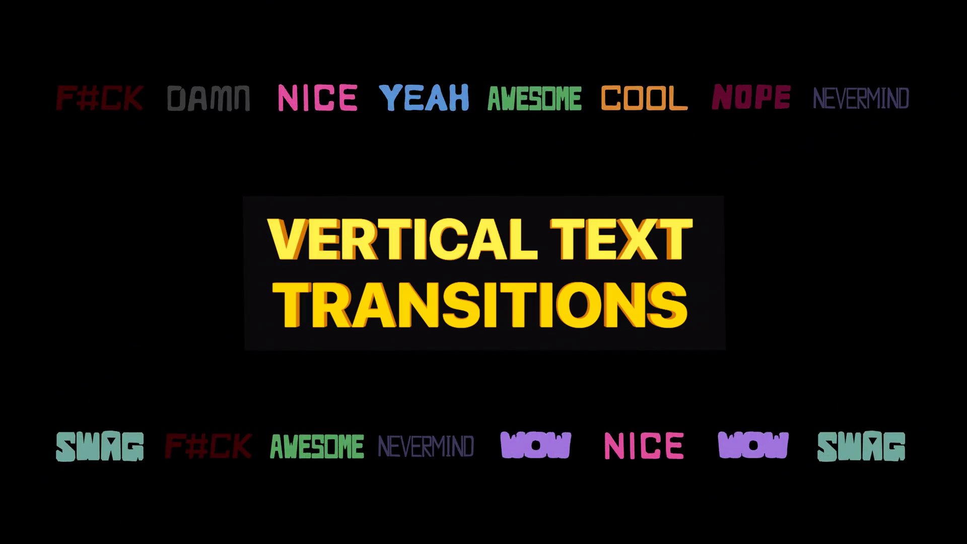 Vertical Text Transitions Motion Graphics Stock Footage SBV-348551045 - Storyblocks