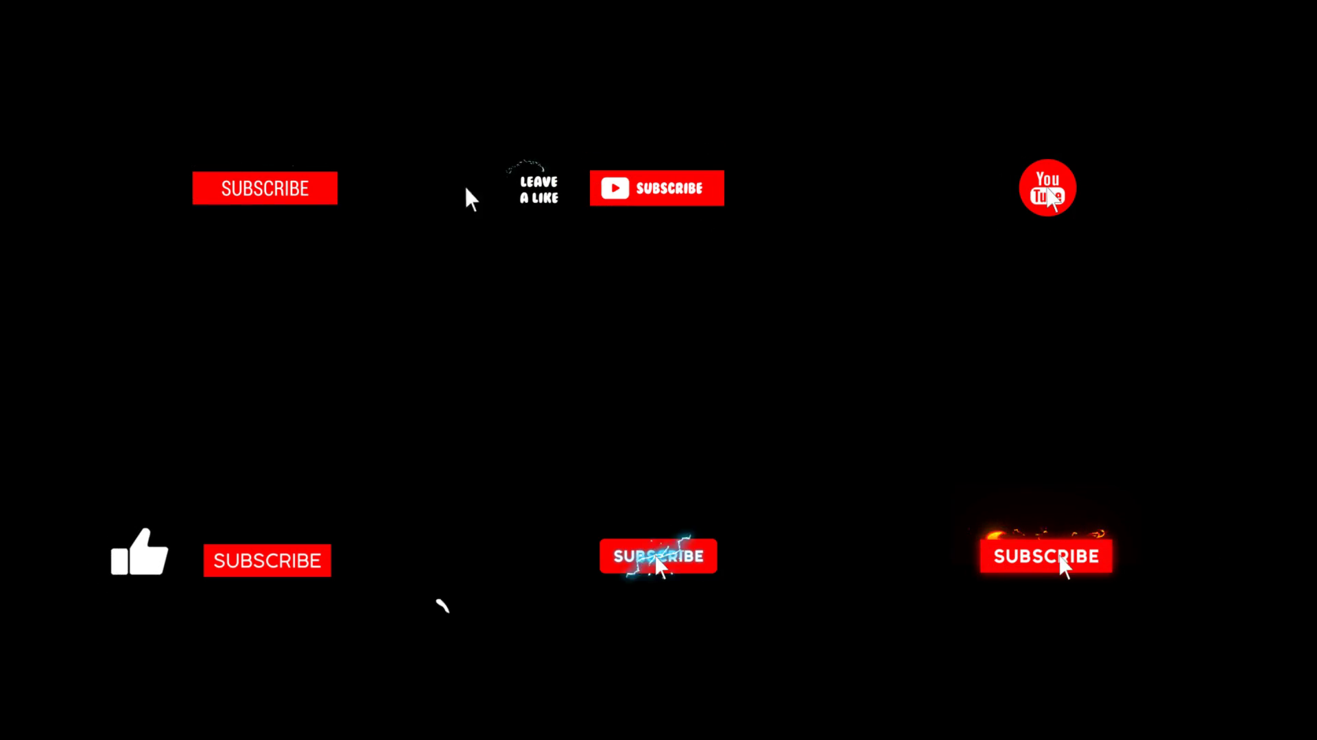 Youtube Buttons Collection Is Amazing Stock Footage SBV-338539802 ...