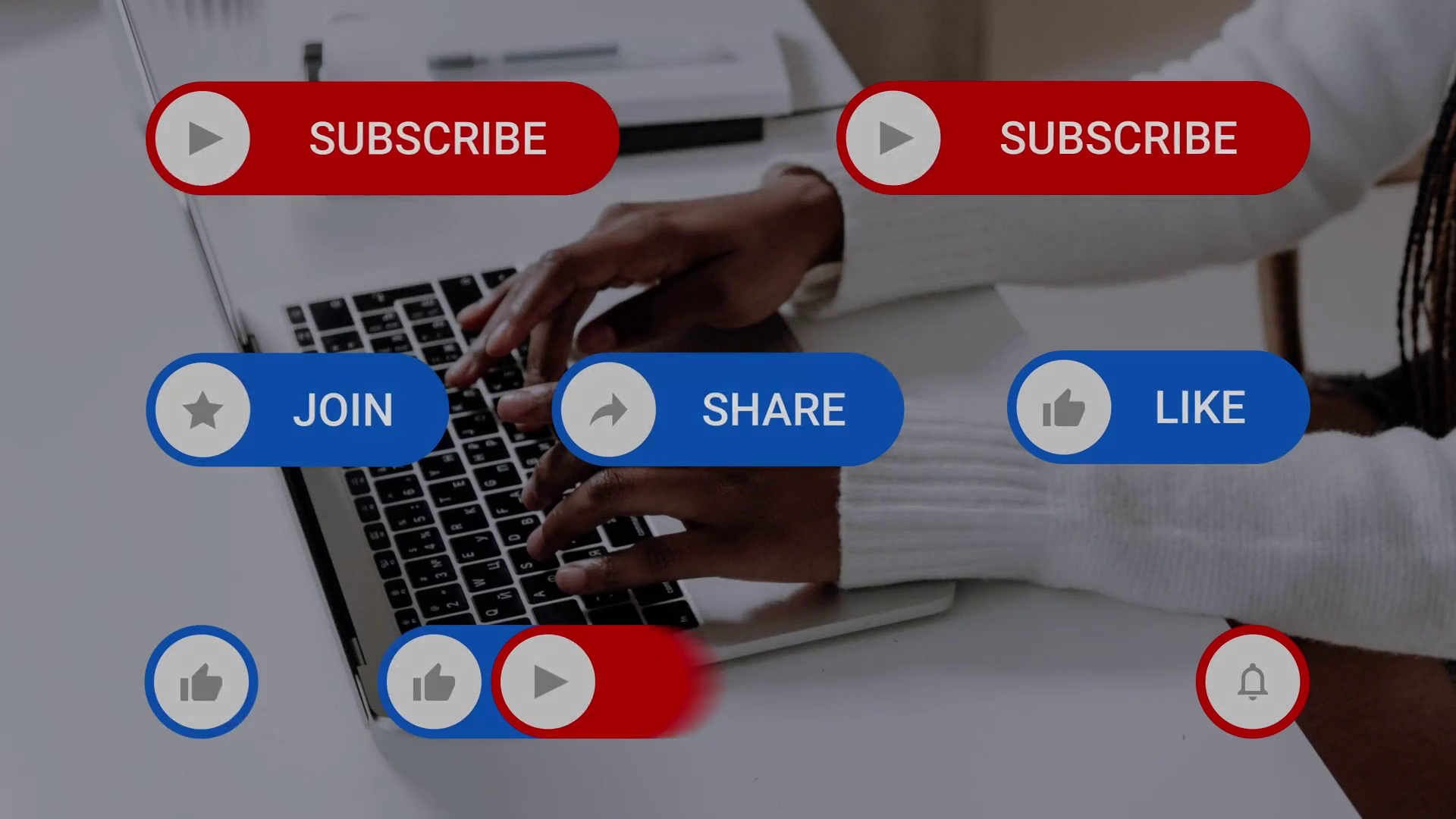 Youtube Subscribe Button Mode Effects Template SBV-348276561 - Storyblocks