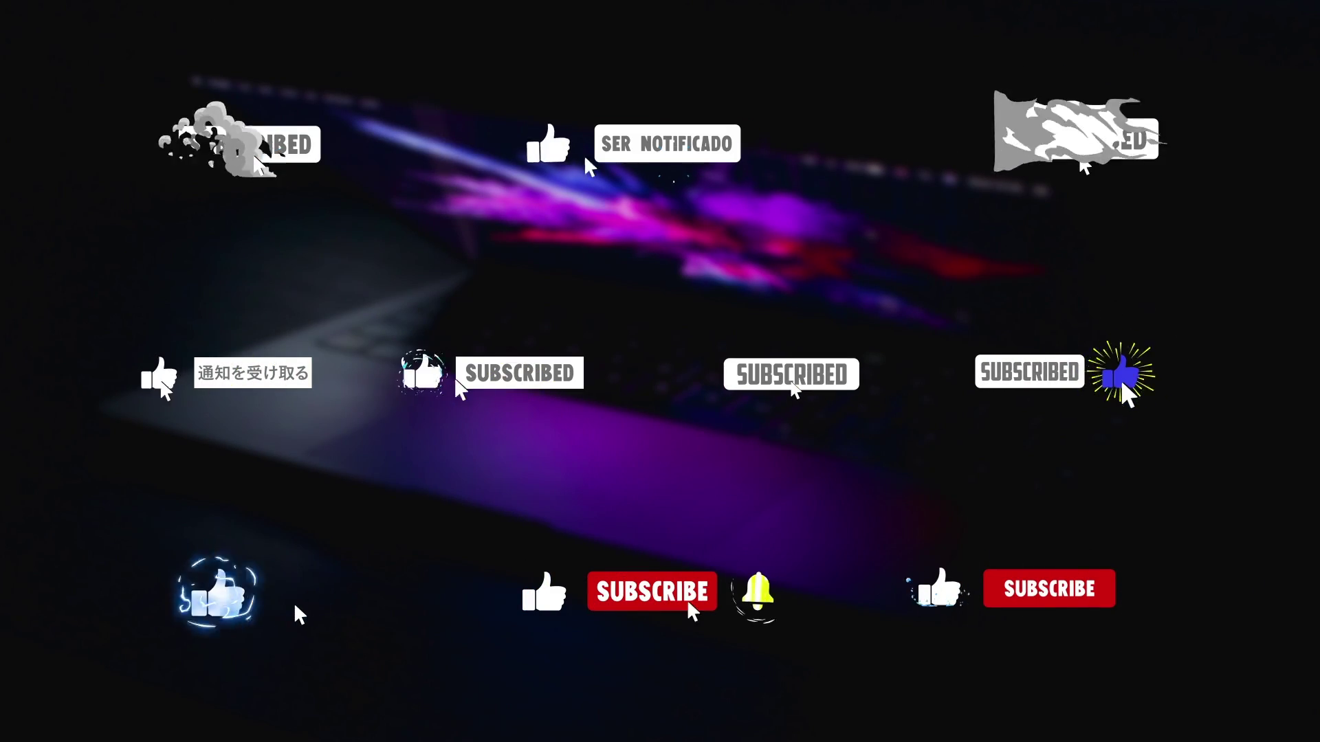 Youtube Subscribe Buttons | After Effects 01:17 SBV-346489817 - Storyblocks