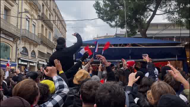 Parade Crowd Cheering Stock Footage: Royalty-Free Video Clips - Storyblocks