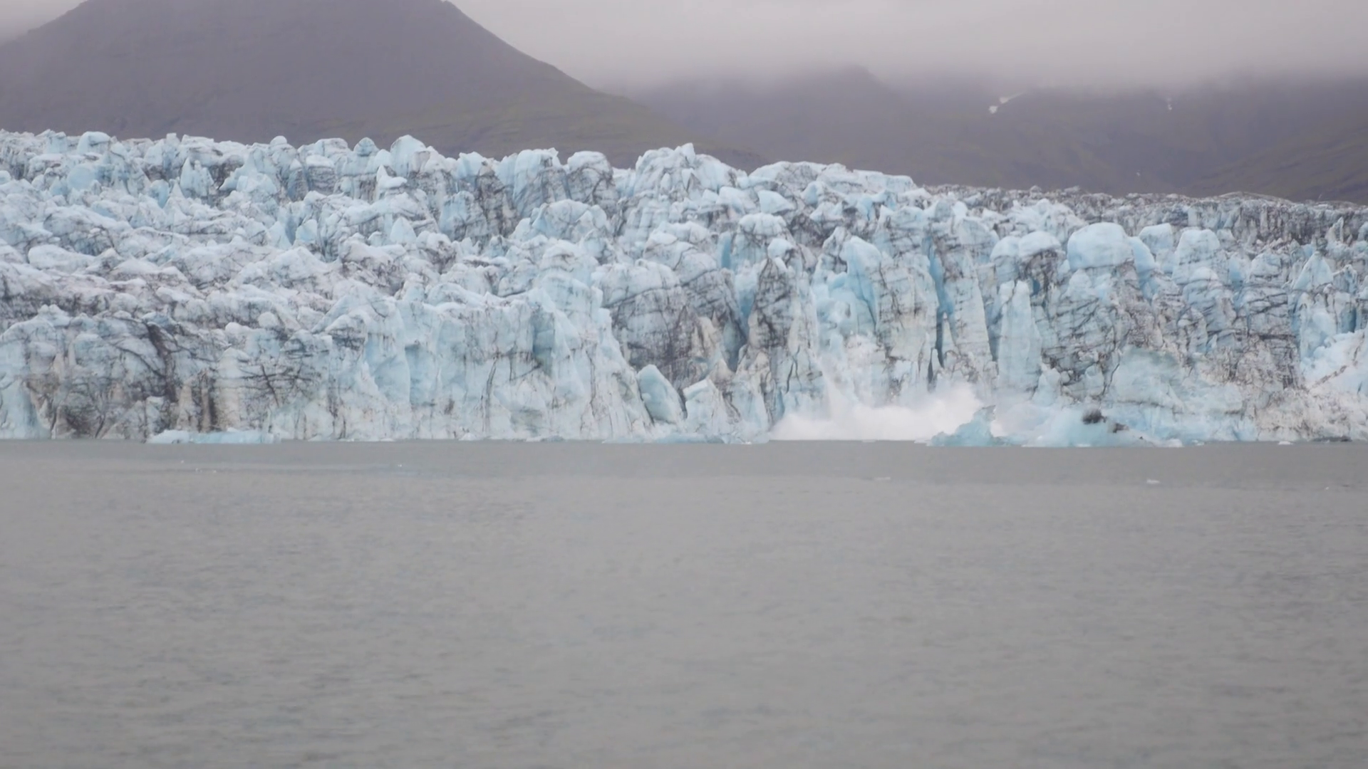 Glacier Melting Falling In Iceland Stock Footage SBV-328059106 ...