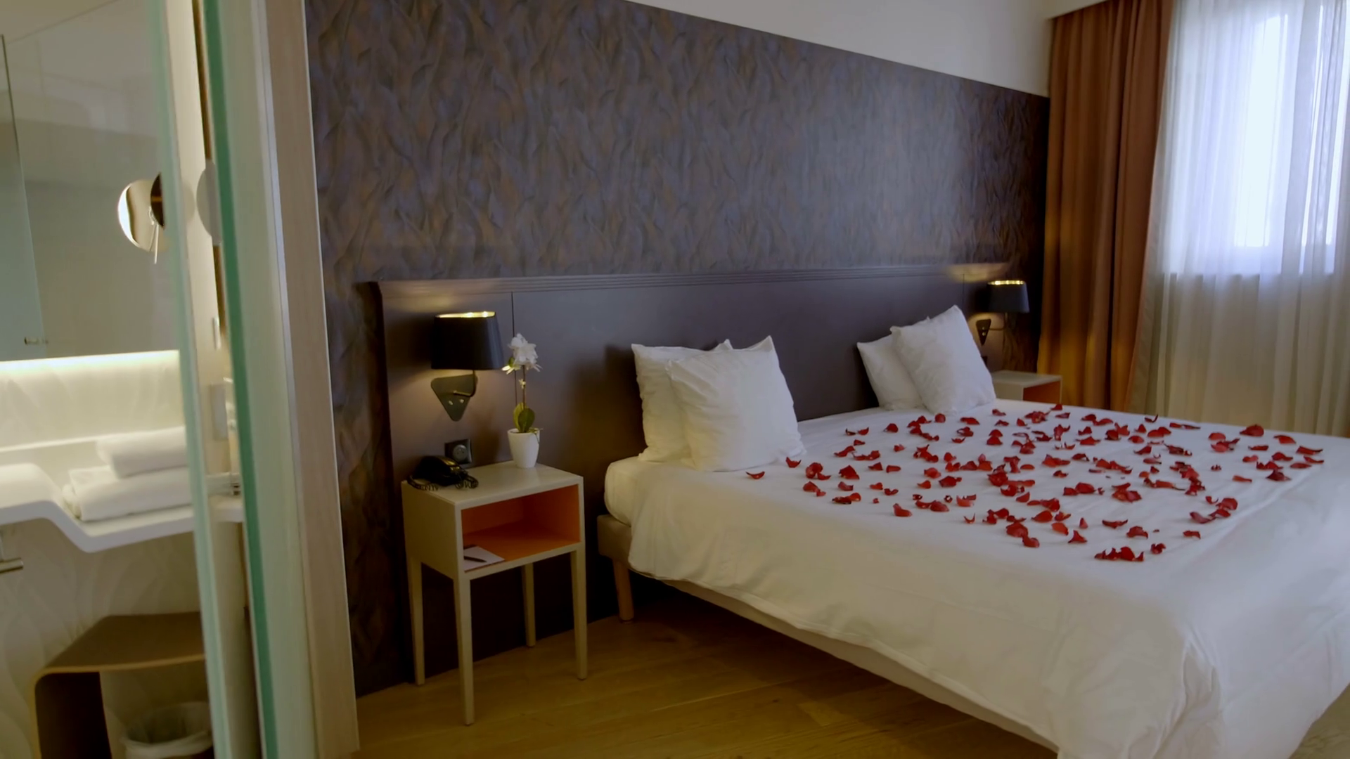 Elegant Room With Roses Special Night Stock Footage SBV-348693476 ...