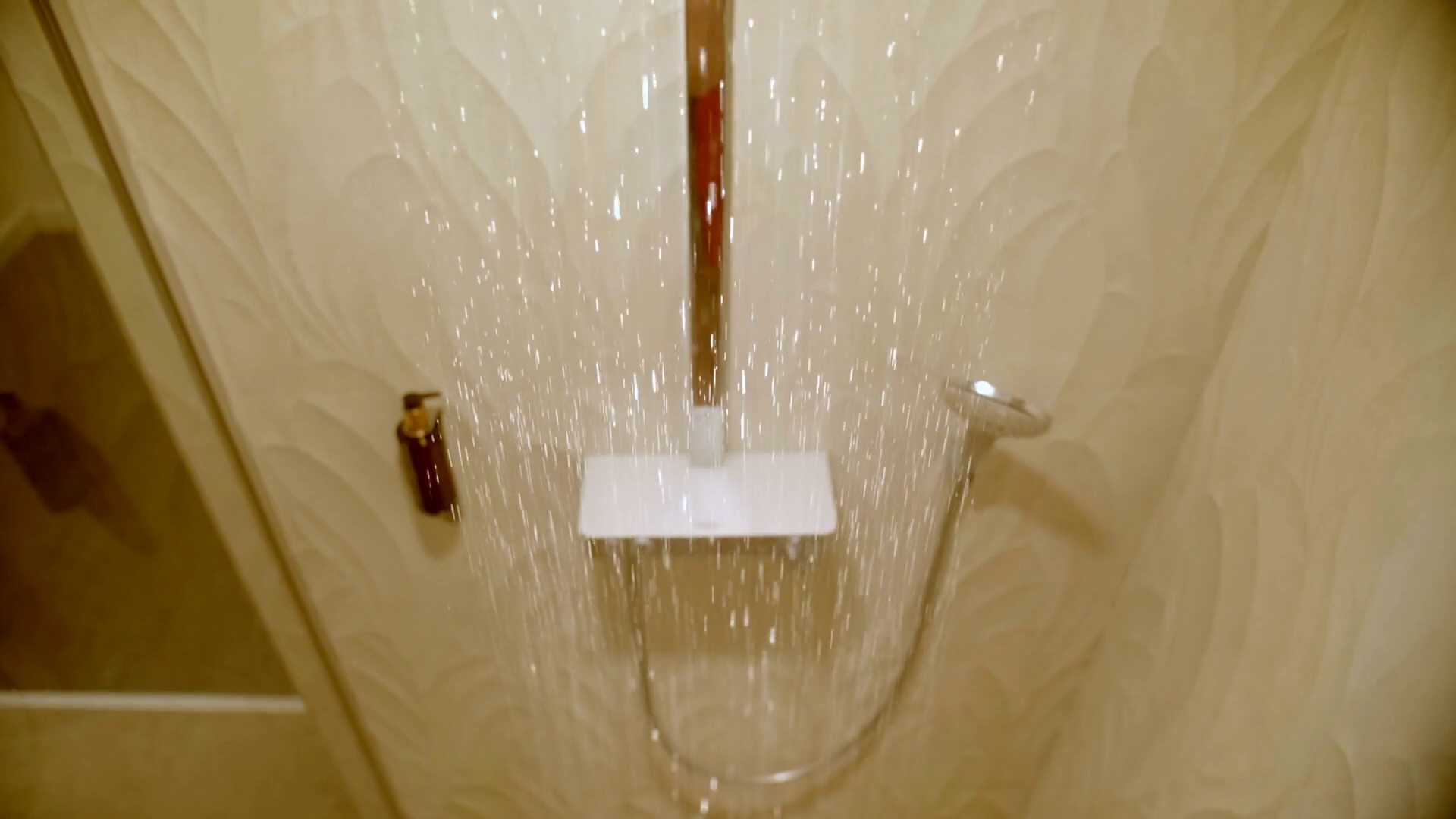 A Shower’s Gentle Rainfall In Tranquil Stock Footage SBV-348693441 ...