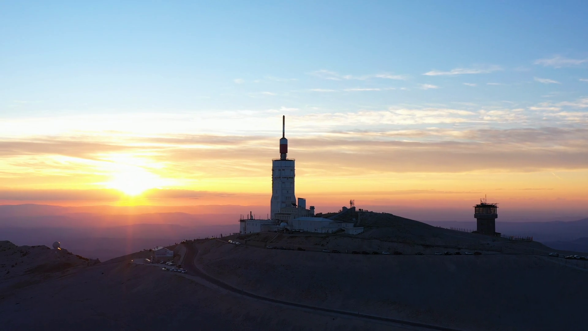 Mont Ventoux Amazing Colorful Sunset With Stock Footage SBV-337202254 ...