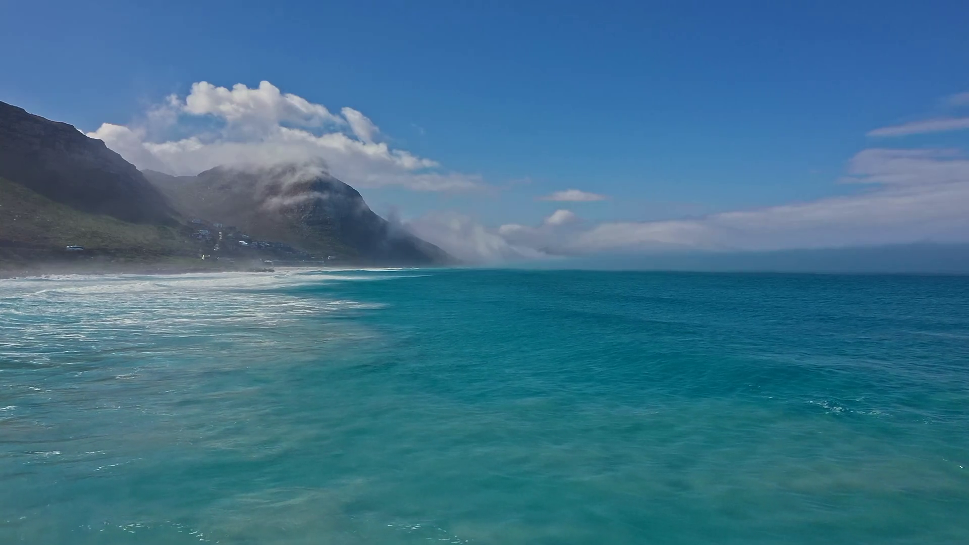 South Africa Ocean Coastline Sunny Day Clean Stock Footage SBV ...