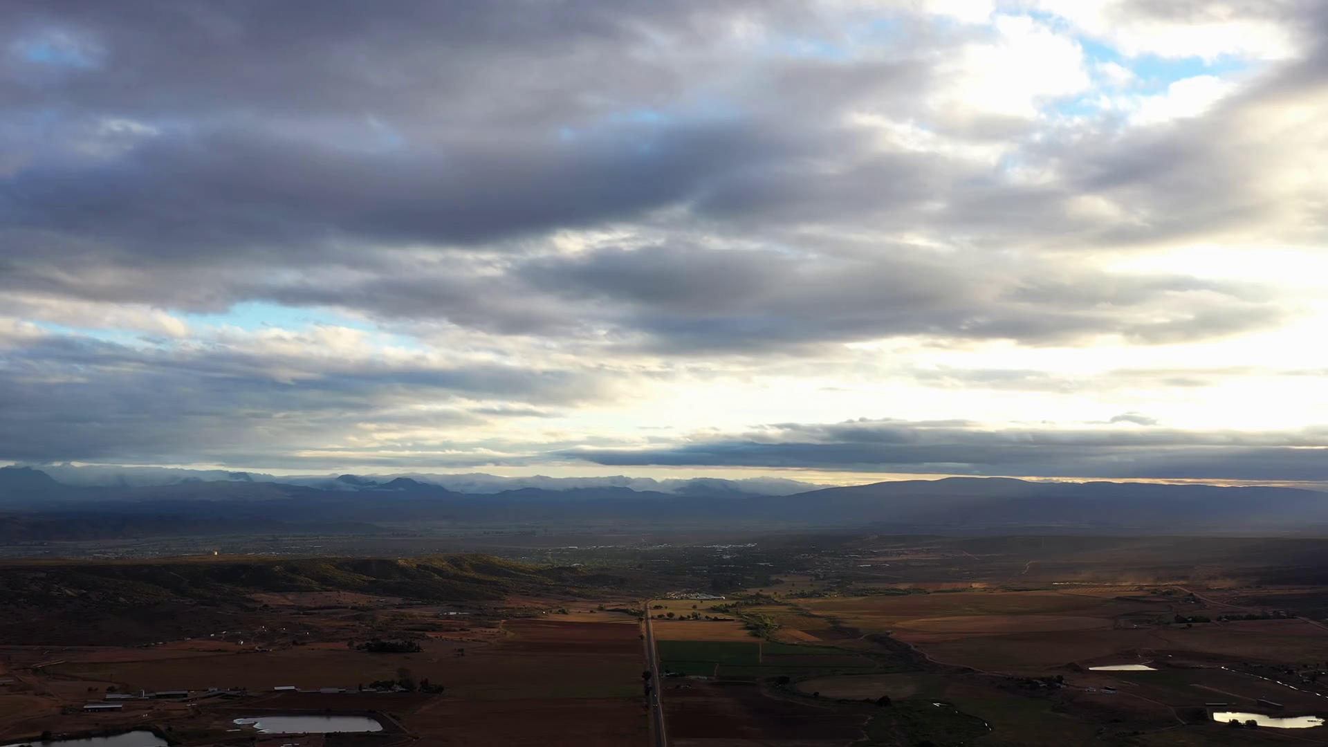 South African Countryside Landscape Sunset Stock Footage SBV-347492172 ...