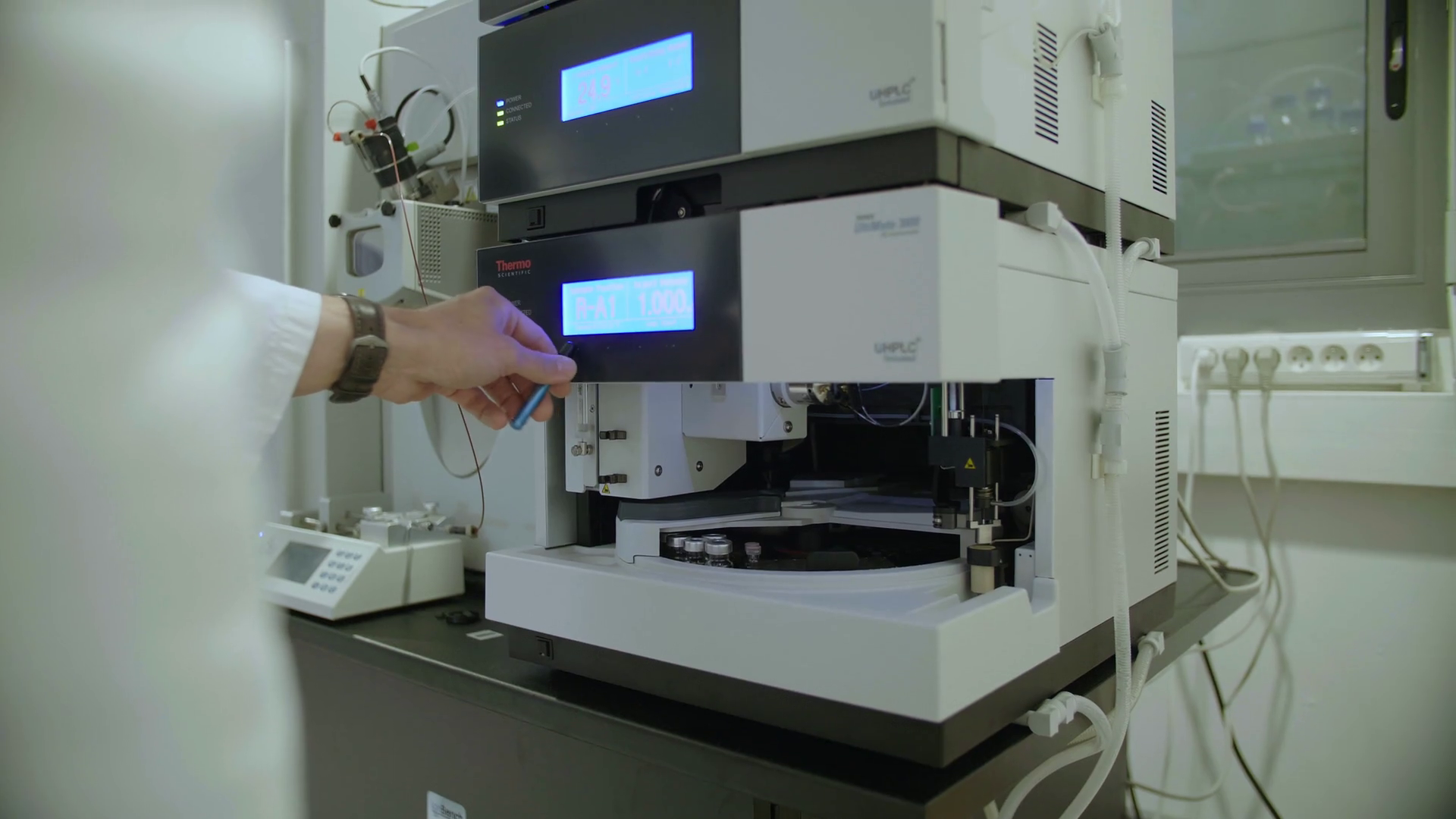 Scientist Using Dna Sequencer In Laboratory Stock Footage Sbv 328175342 Storyblocks