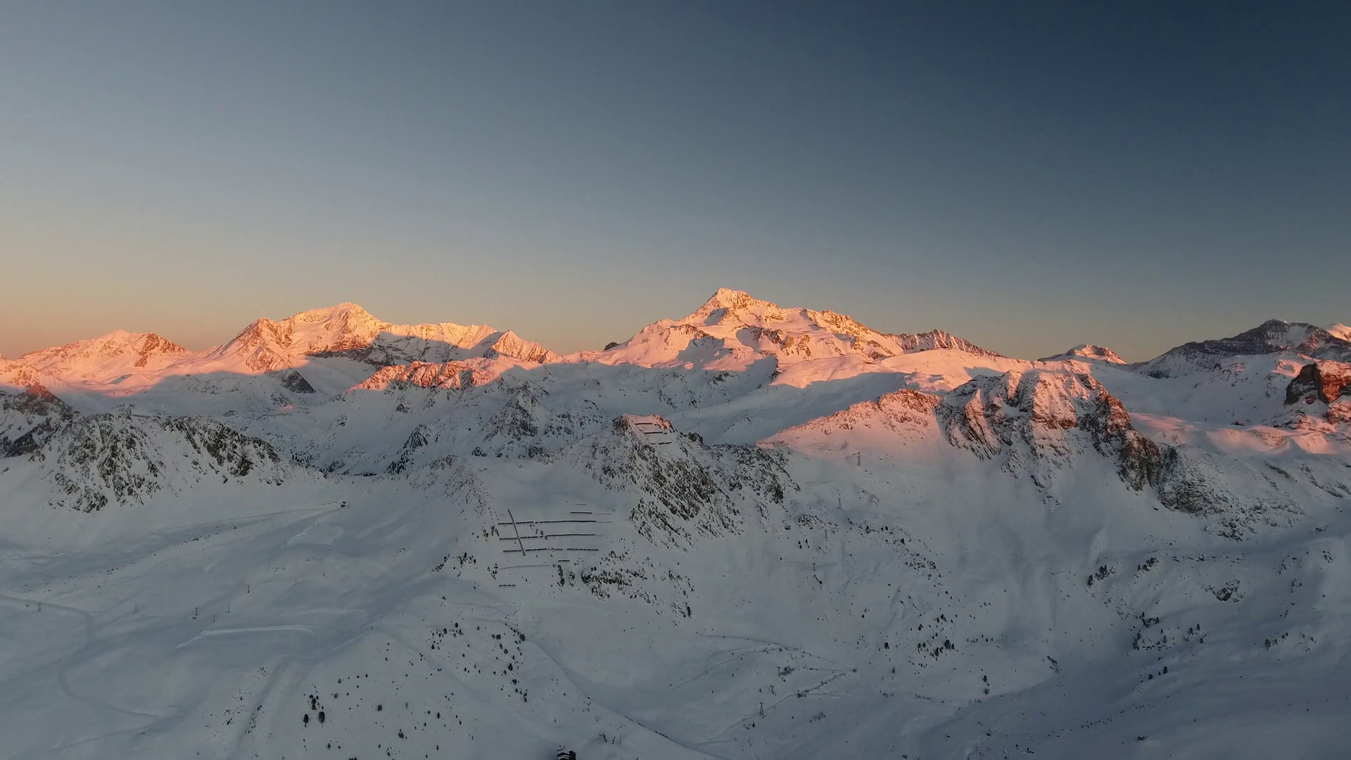 Sunset Over Le Mont Blanc In French Alps Stock Footage SBV-328042365 ...