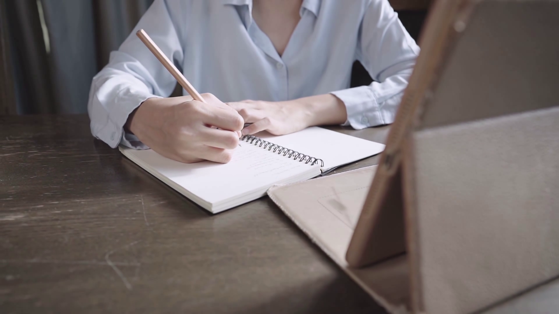 Young Asian Woman Learning From Online Stock Footage SBV-346529487 ...