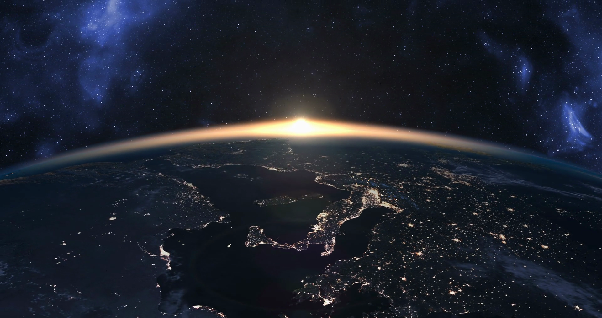 Zoom Background Earth Earth Sunrise Over The Earth Stock