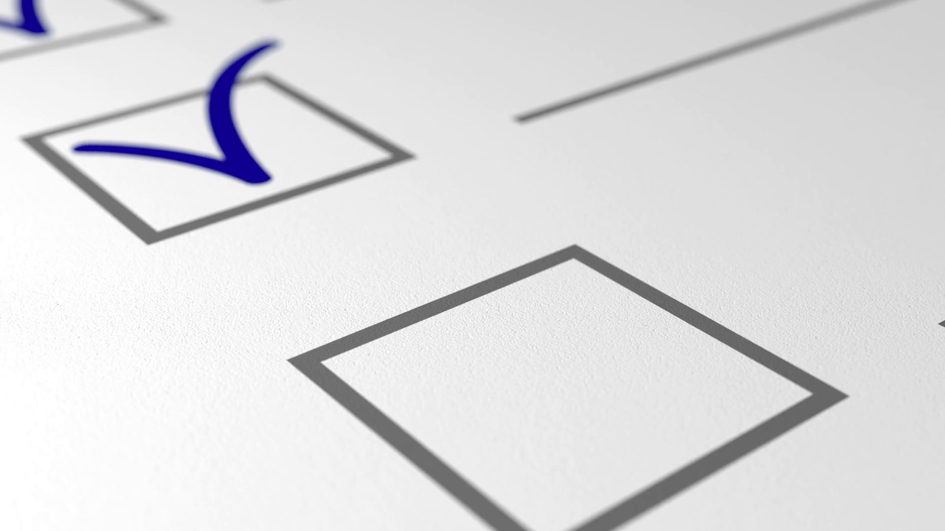 Blue Ball Pen Writing Check Mark Sign On Stock Motion Graphics SBV ...