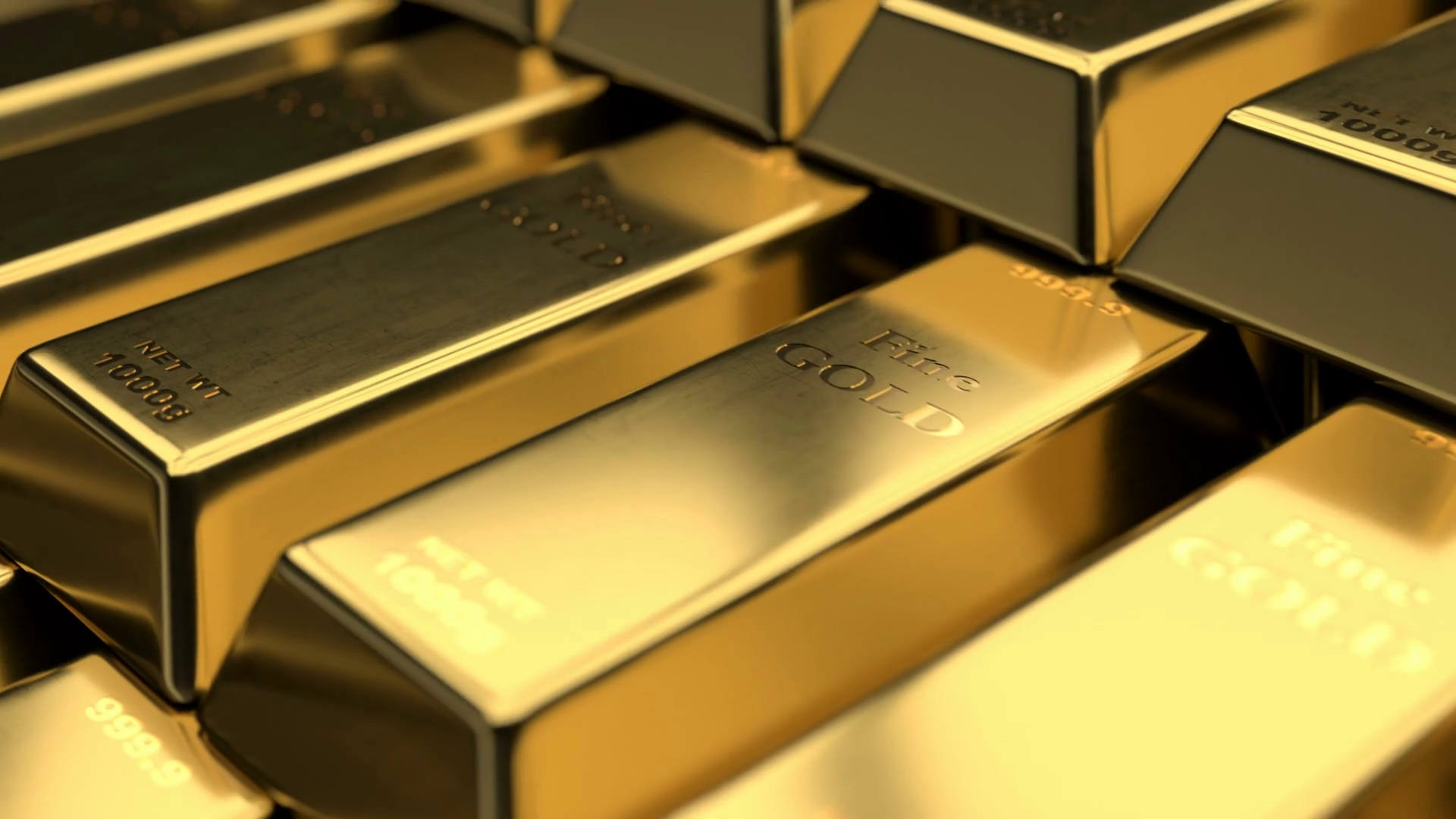Close-up View Of Fine Gold Bars Stock Footage SBV-334402123 - Storyblocks