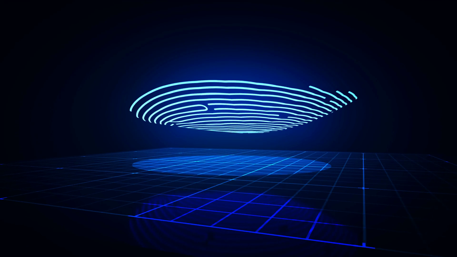 Digital finger touching fingerprint scanner Stock Video Footage ...