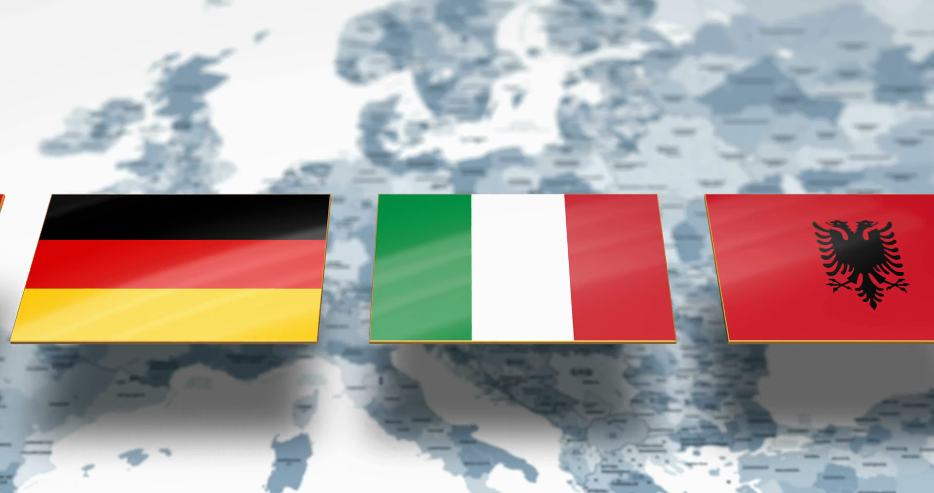 Nato Members Flags Over Europe Stock Motion Graphics SBV-319650829 ...