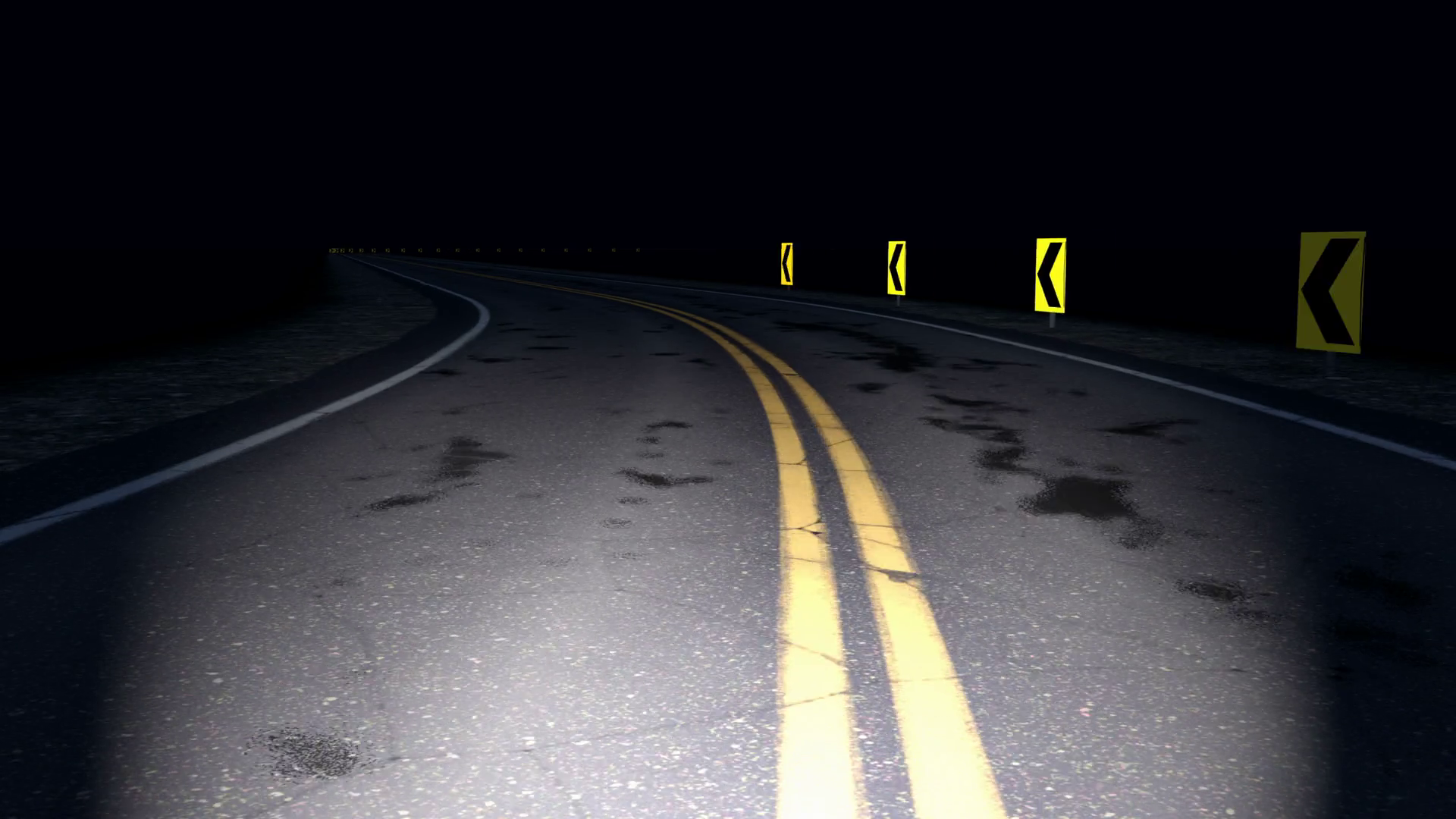 Night curved road loop Stock Video Footage - Storyblocks