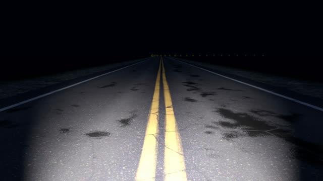 Night Road Background Stock Footage: Royalty-Free Video Clips - Storyblocks