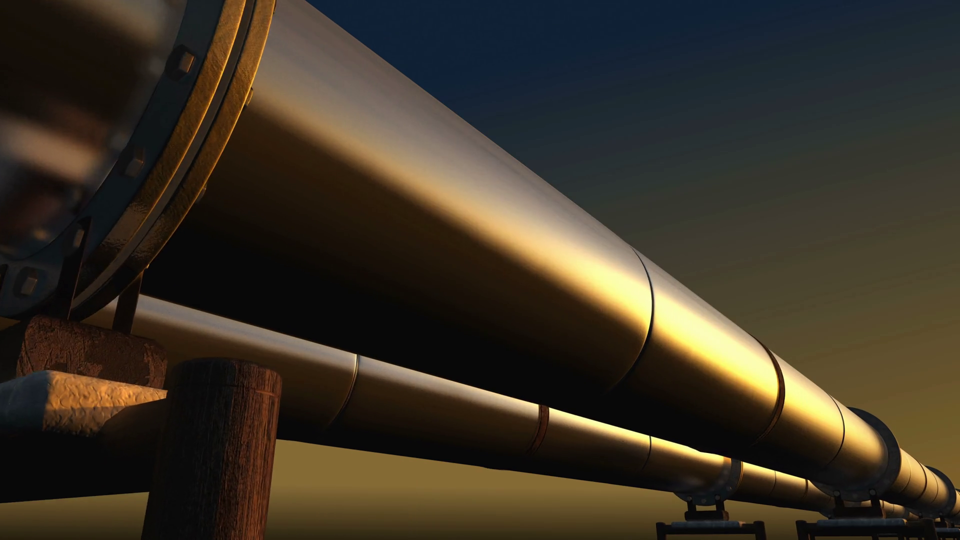 Pipelines Loop Perspective Tracking Dark Sky Stock Footage SBV ...