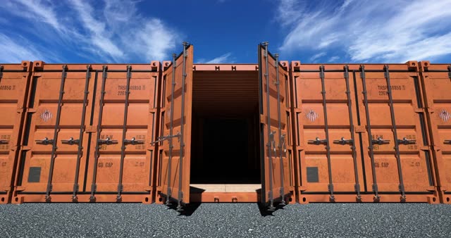 Shipping Container Open Stock Footage: Royalty-Free Video Clips ...