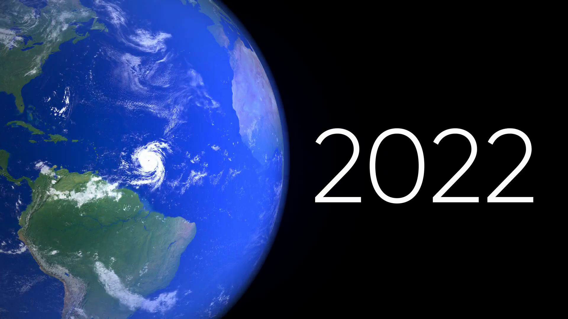 Years passing by, rotating Earth, time concept Motion Background ...