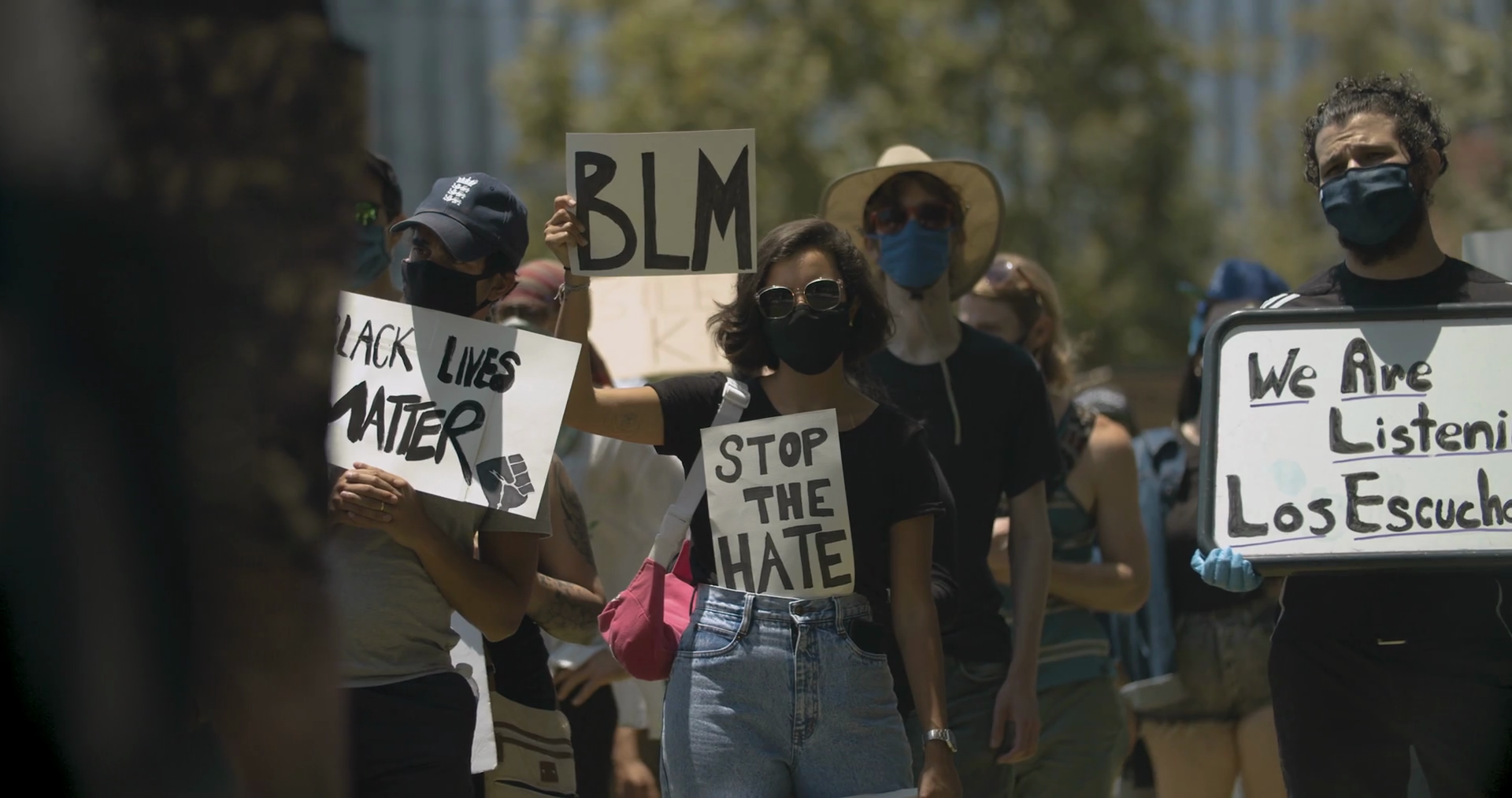 Blm Allies At Rally Stock Footage SBV-338894745 - Storyblocks