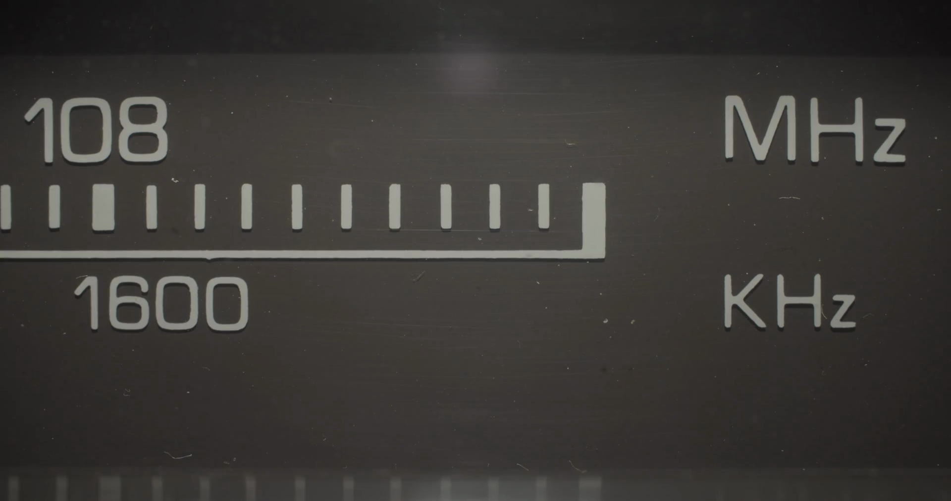 Radio Frequencies 108 Mhz 1600 Khz Stock Footage SBV 346639363