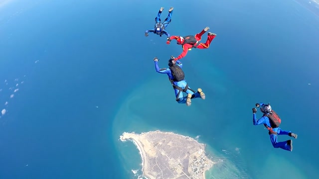 Couple Sky Diving Stock Footage: Royalty-Free Video Clips - Storyblocks