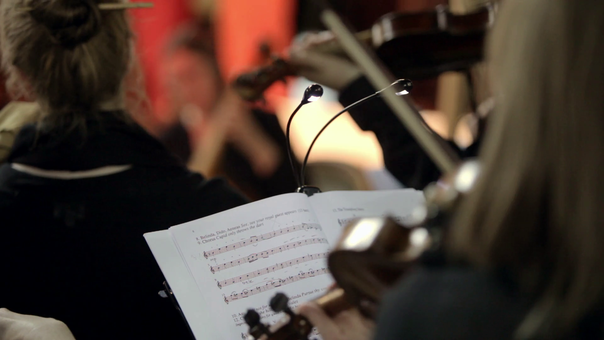 Classical Orchestra: Violin Section Stock Footage SBV-301280573 ...