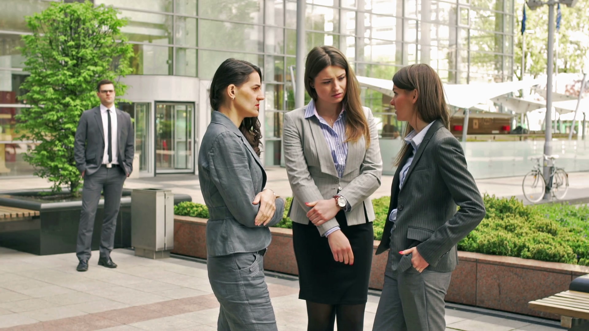 Businesswomen Comforting Friend Being Fired Stock Footage SBV-301234971 ...