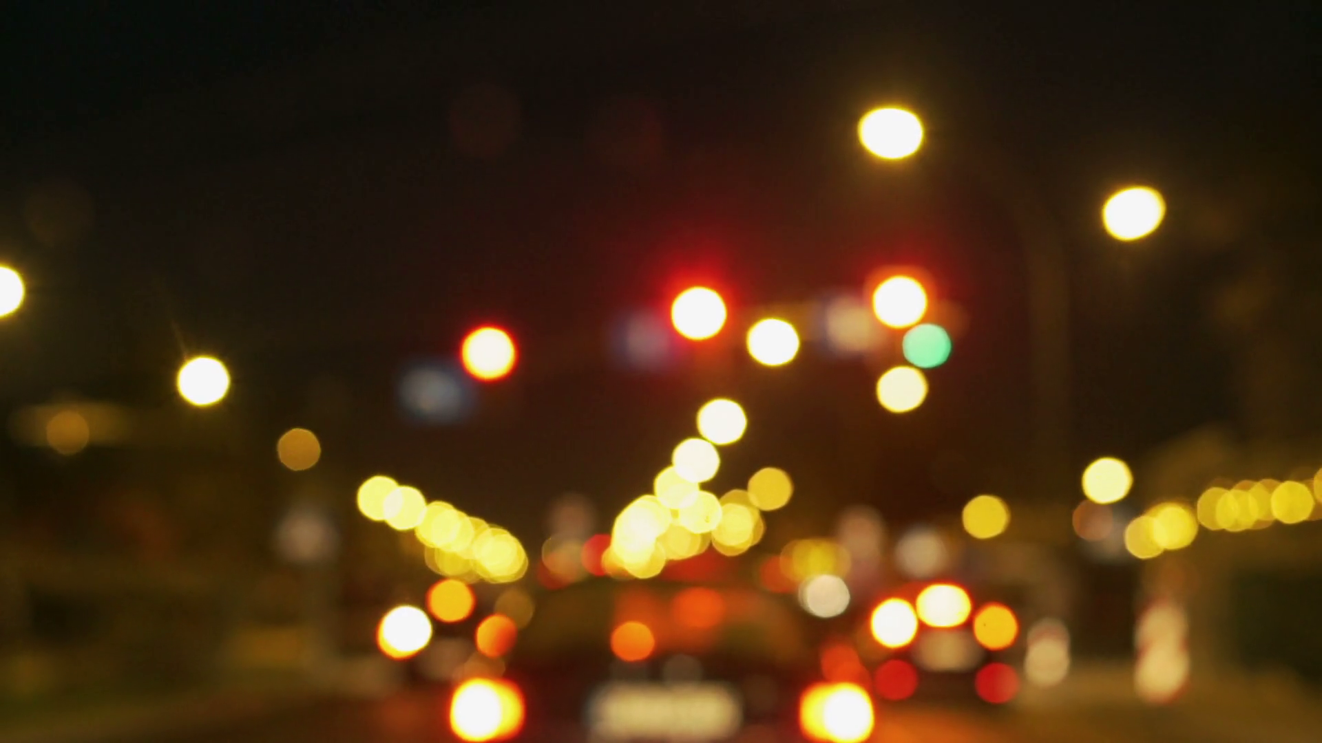 Cars riding on the road at night, steadycam shot Stock Video Footage 00 ...