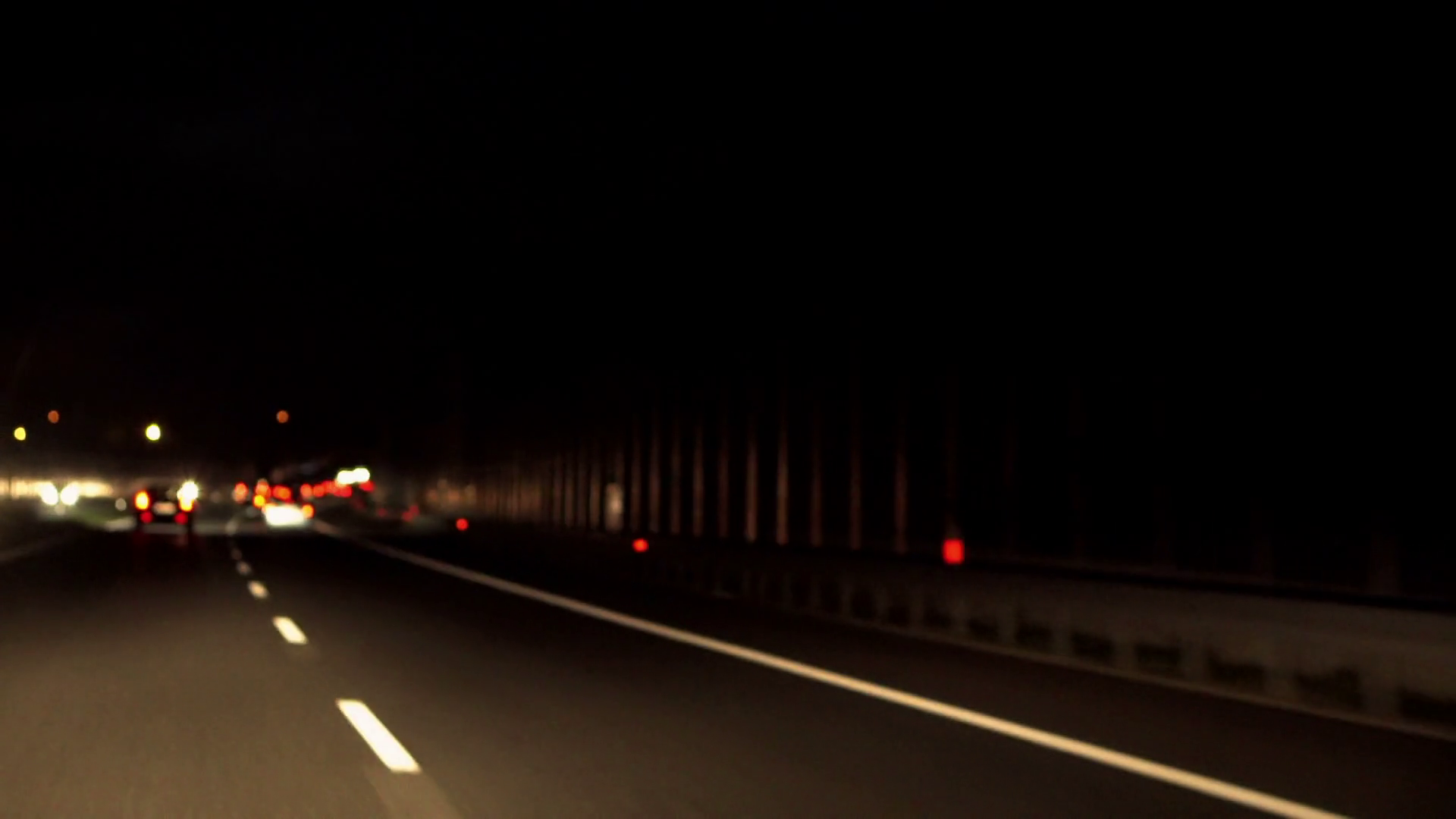 View Of Cars Riding On Highway At Night Stock Footage SBV-302047850 ...