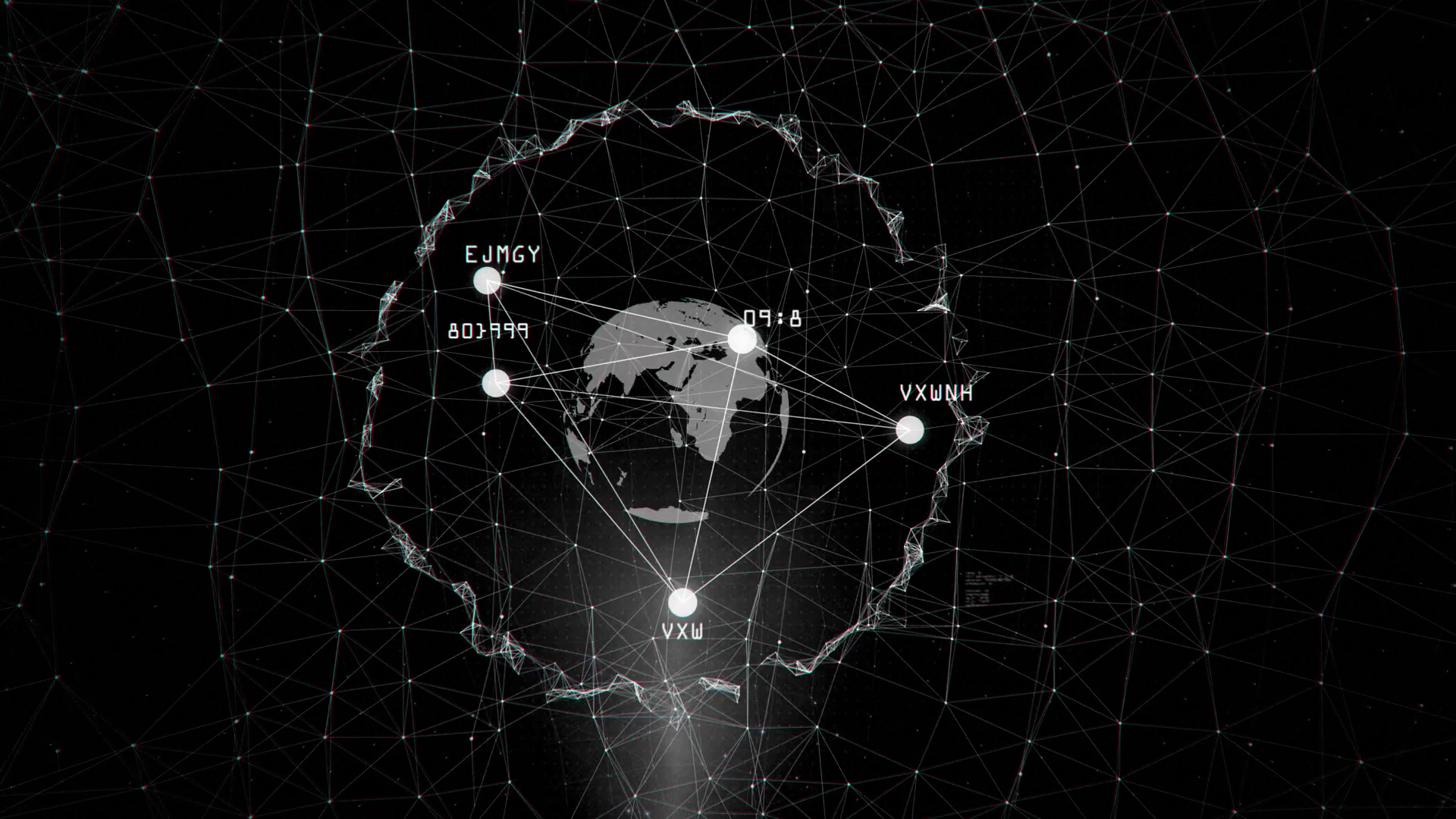 3d Animation Of Holographic Planet Spinning Stock Footage SBV-309262429 ...