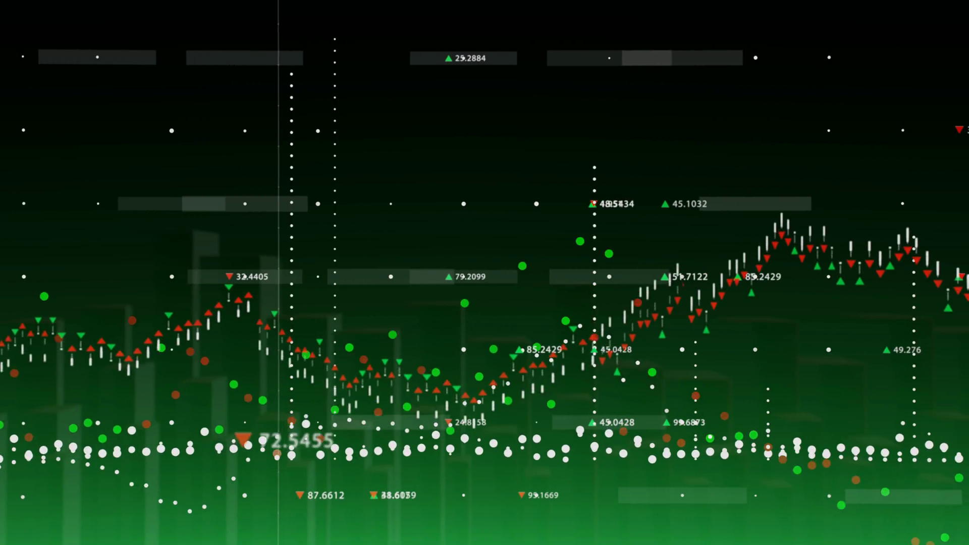 Animated Financial Graph With Figures Moving Stock Footage SBV ...