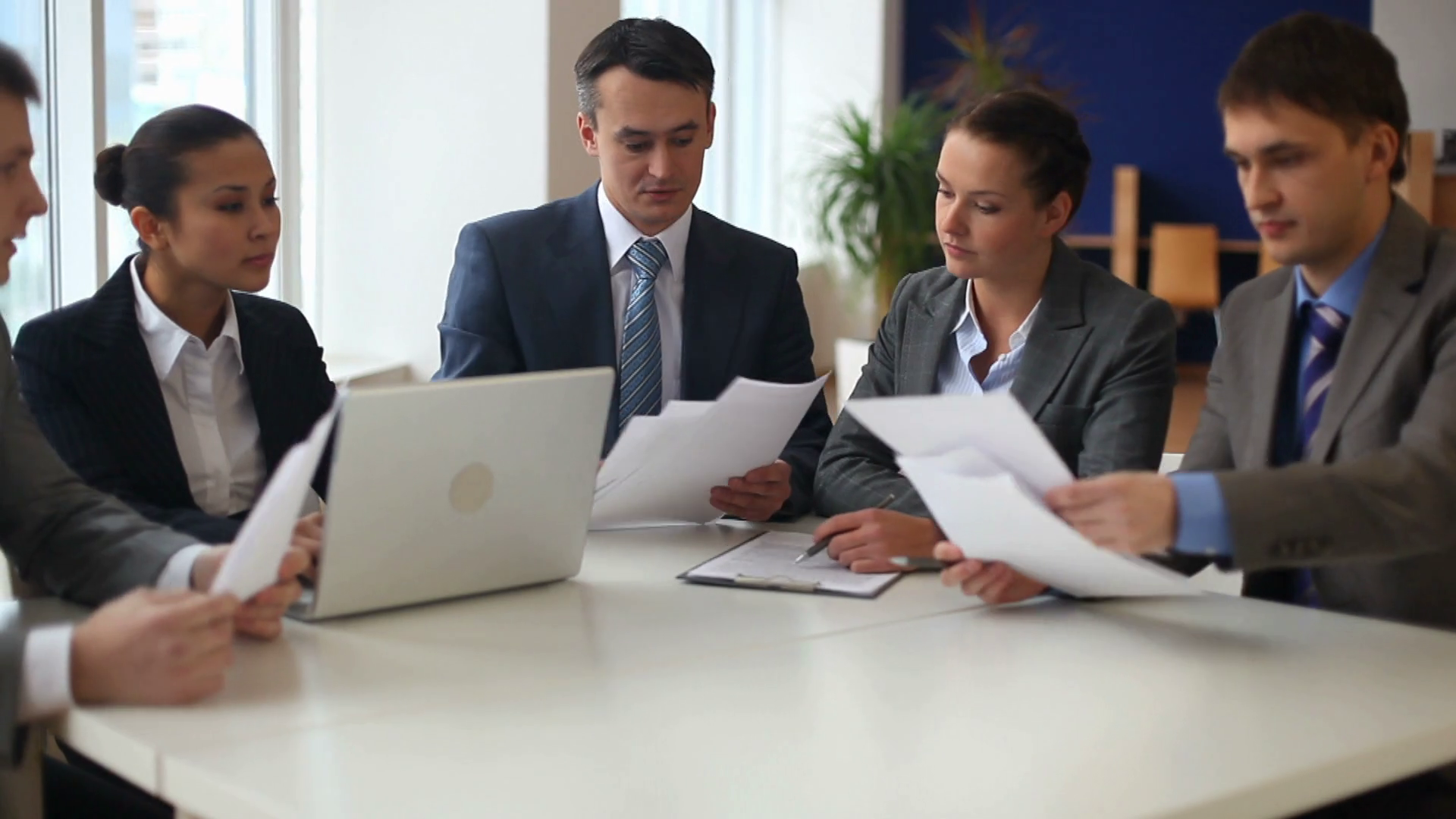 Business Group Planning New Business Project Stock Footage SBV ...