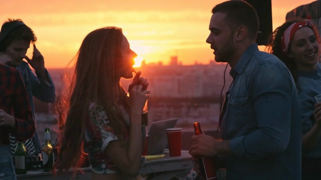 Sunset Party Stock Footage: Royalty-Free Video Clips - Storyblocks
