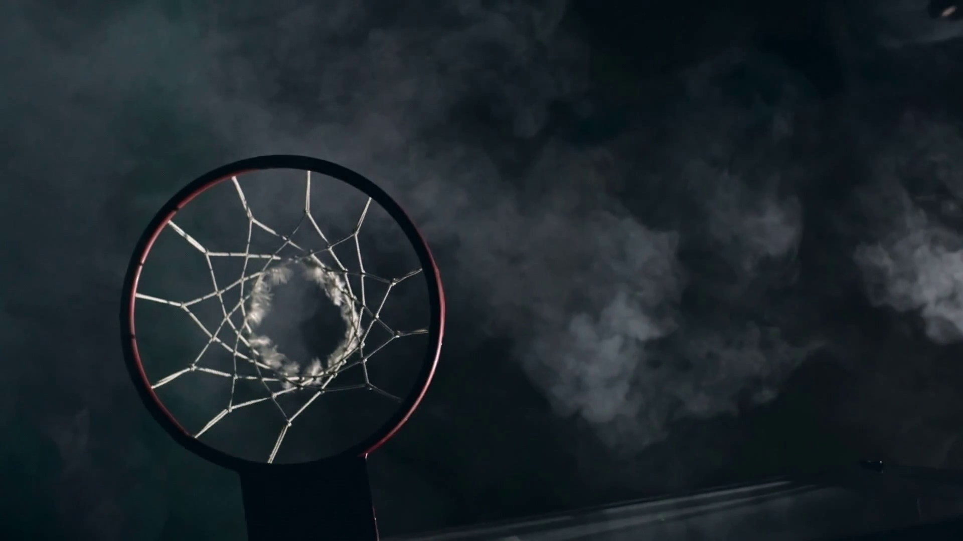 Top View Of Two Basketball Opponents Jumping Stock Footage SBV ...