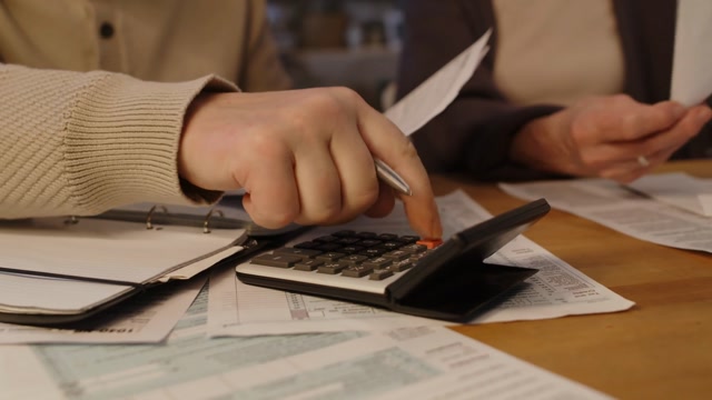 Calculating Invoices Stock Footage: Royalty-Free Video Clips - Storyblocks