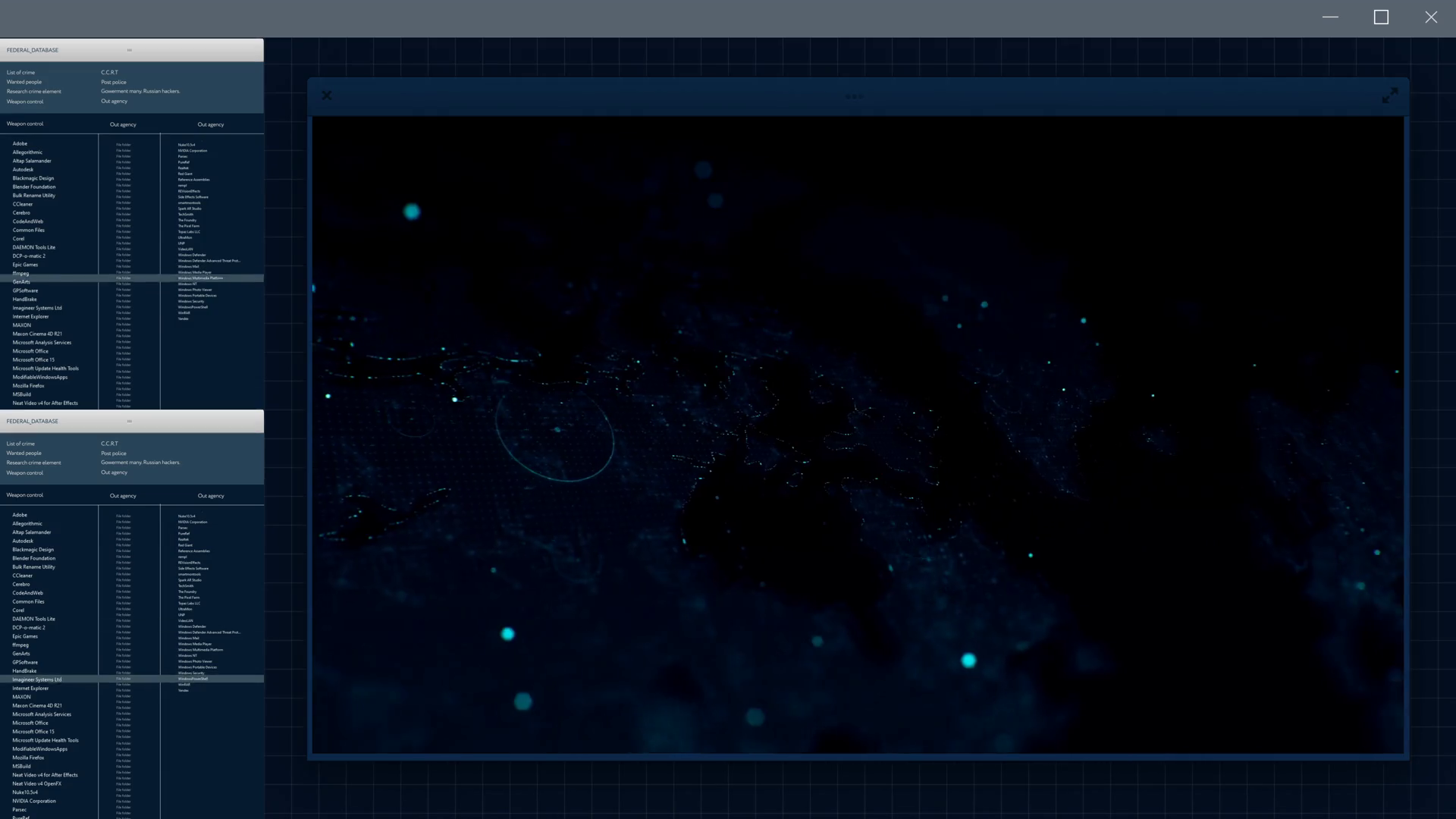 Cgi Video Of Interface Of Futuristic Stock Footage SBV-348499992 ...