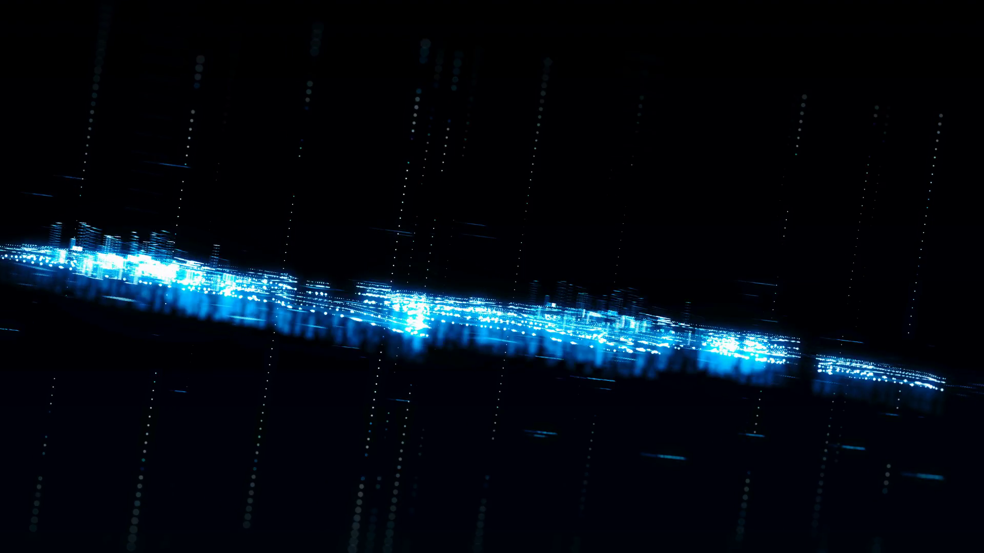 3d Animation Of Blue Colored Glowing Stock Footage SBV-313898829 ...