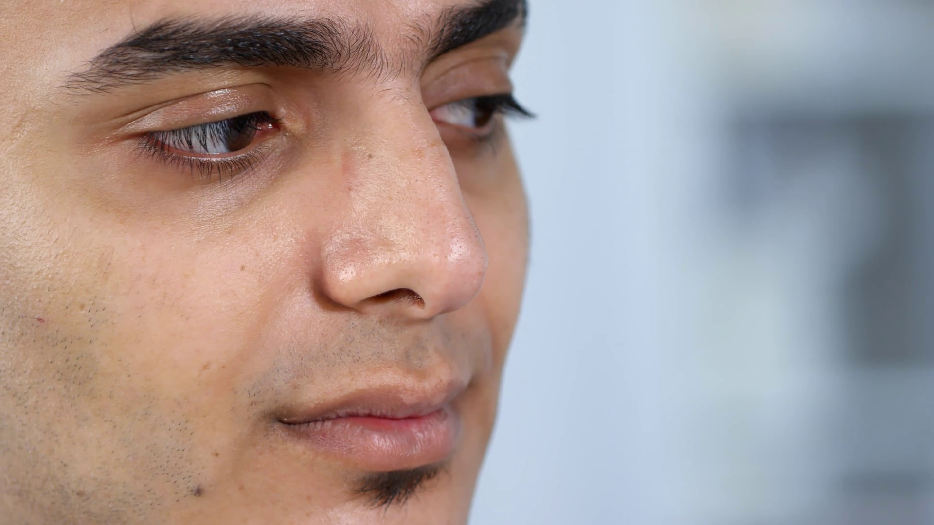 Choker Shot Of Young Clean-shaven Middle Stock Footage SBV-337706379 ...