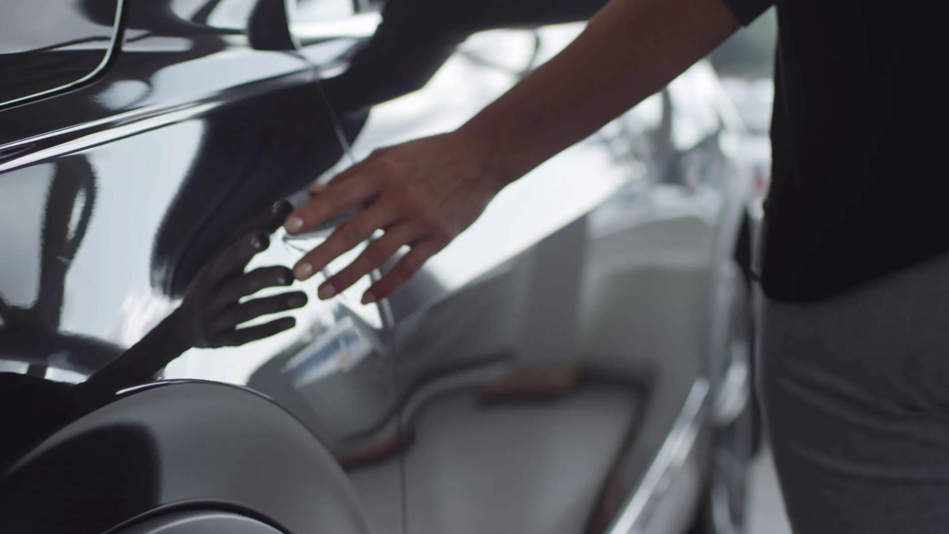 Close Up Following Shot Of Hand Of Woman Stock Footage SBV-337750092 ...