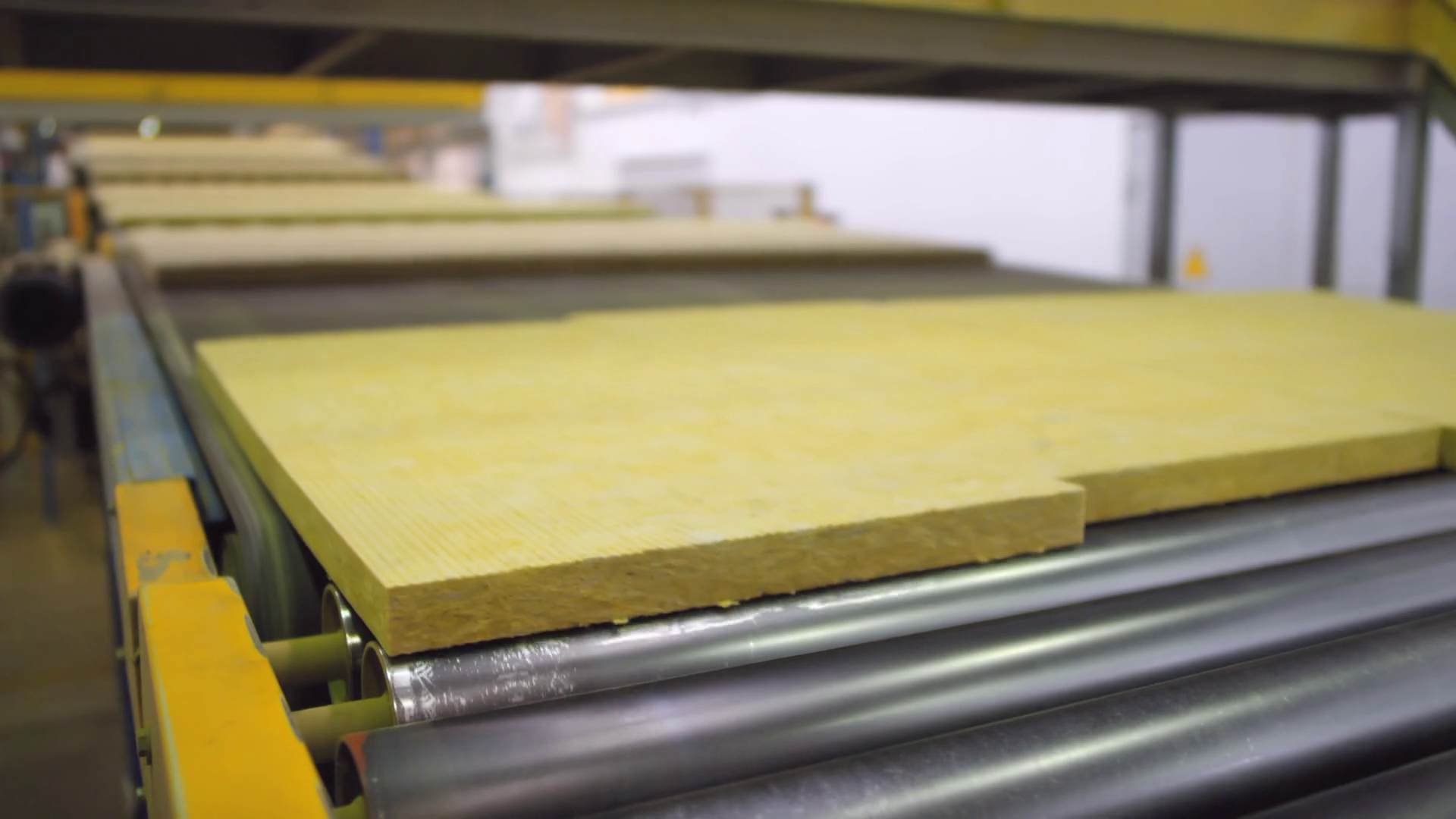 Close-up Shot Of Finished Slabs Of Rockwool Stock Footage SBV-337951689 ...