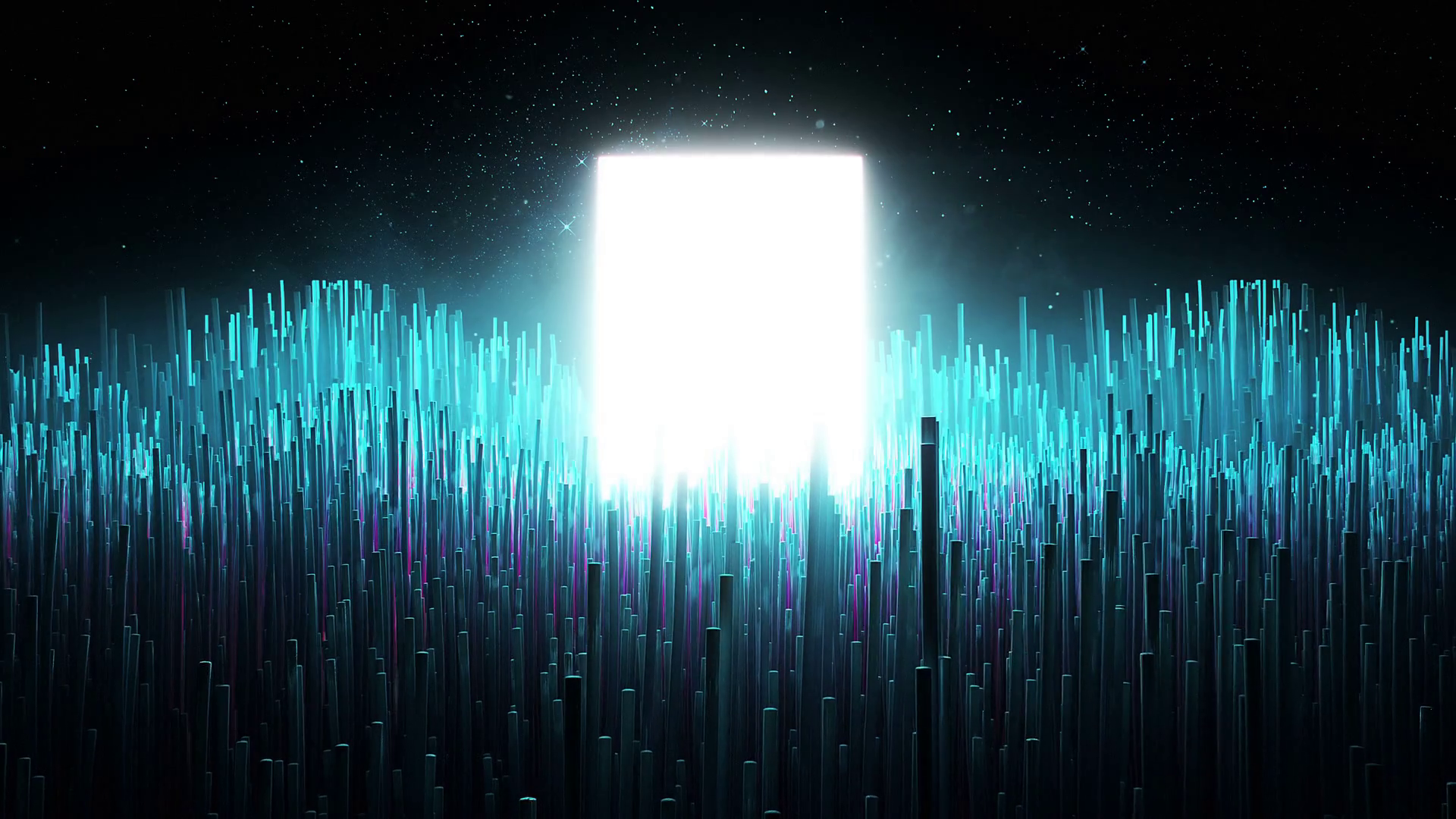 Computer Generated Animation Of Blue Glowing Stock Footage SBV ...