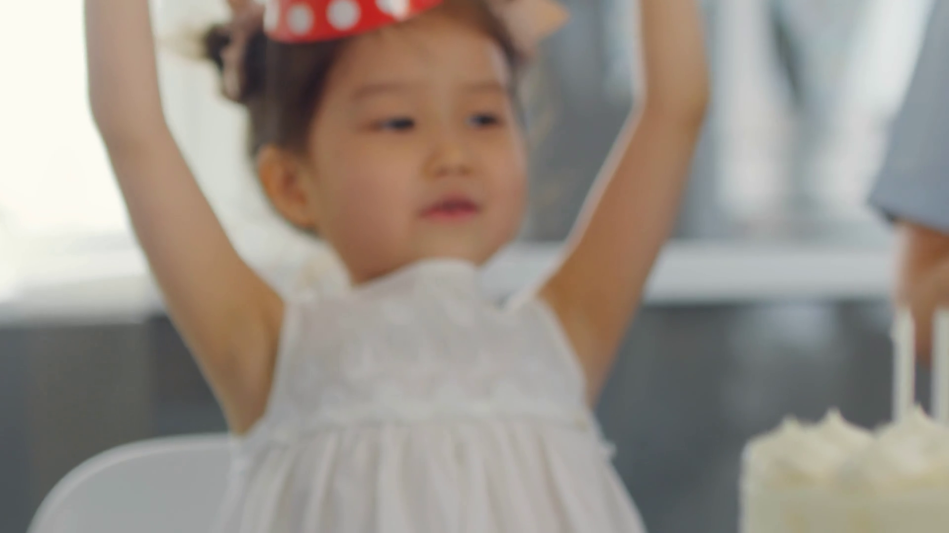 Handheld Dolly Shot Of Little Asian Girl In Stock Footage SBV-327804506 ...