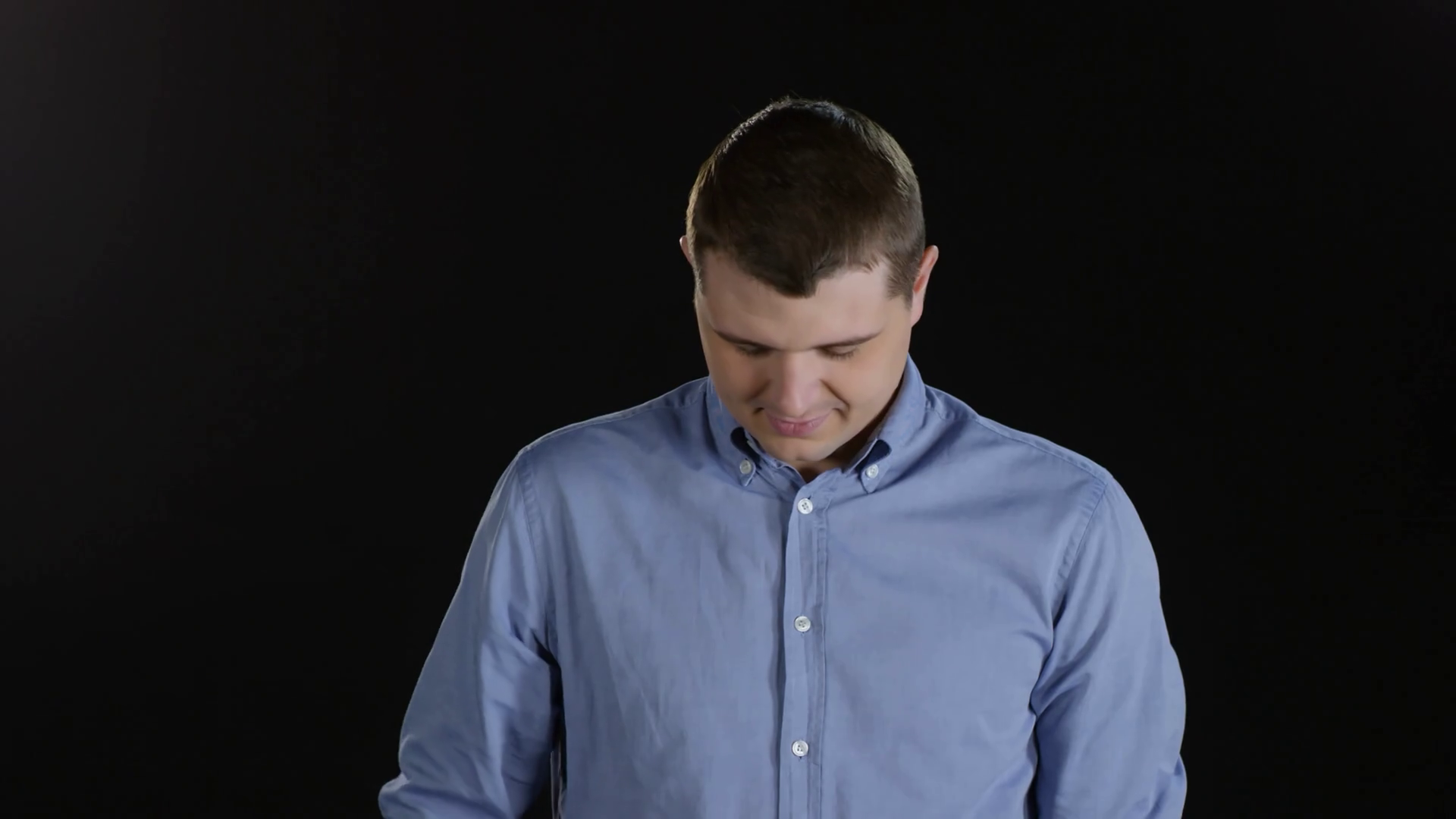 Medium Shot Of Cheerful Amputee Man In Shirt Stock Footage SBV ...